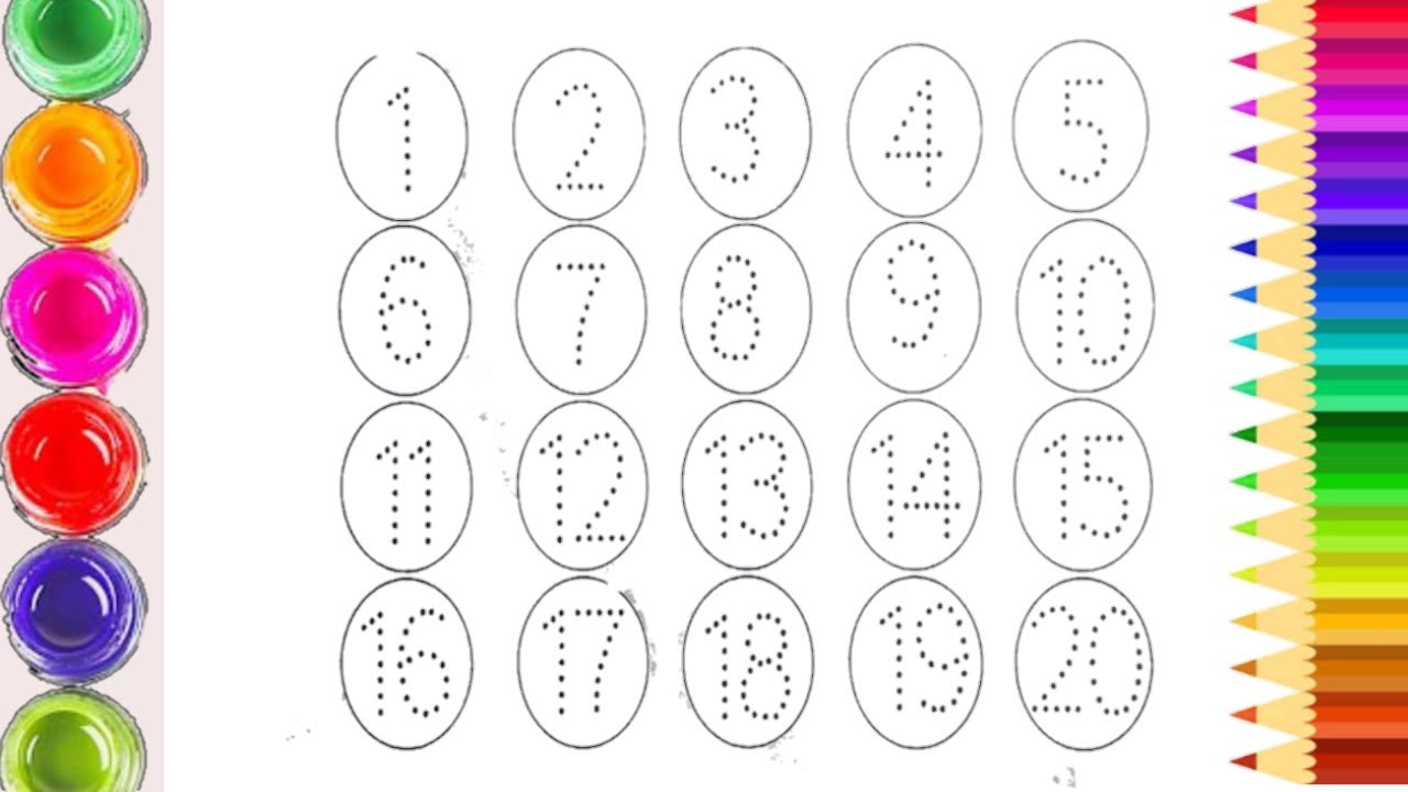 Counting Numbers | write and read numbers | 123 learning for kids | 1 ...