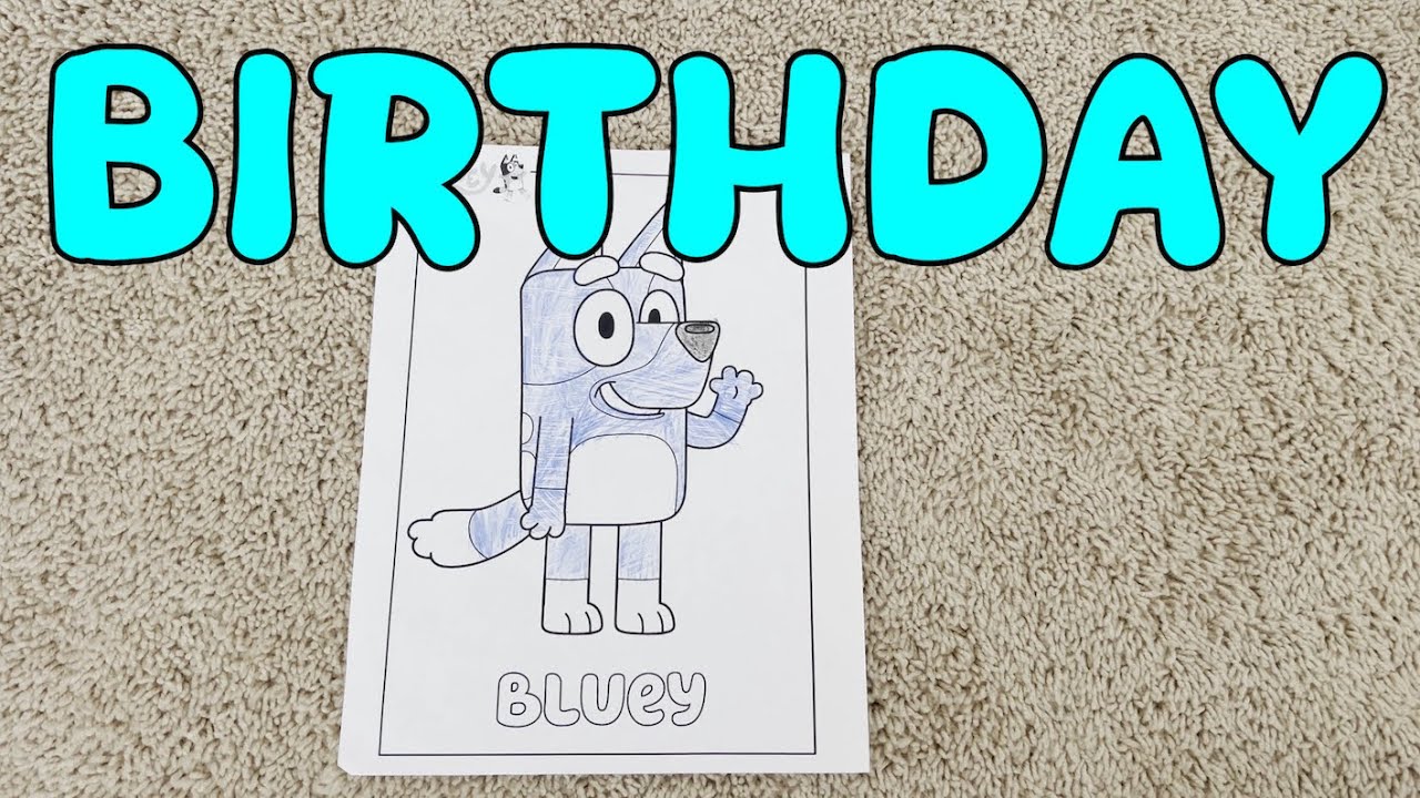 Homemade Bluey Episode - Birthday - YouTube