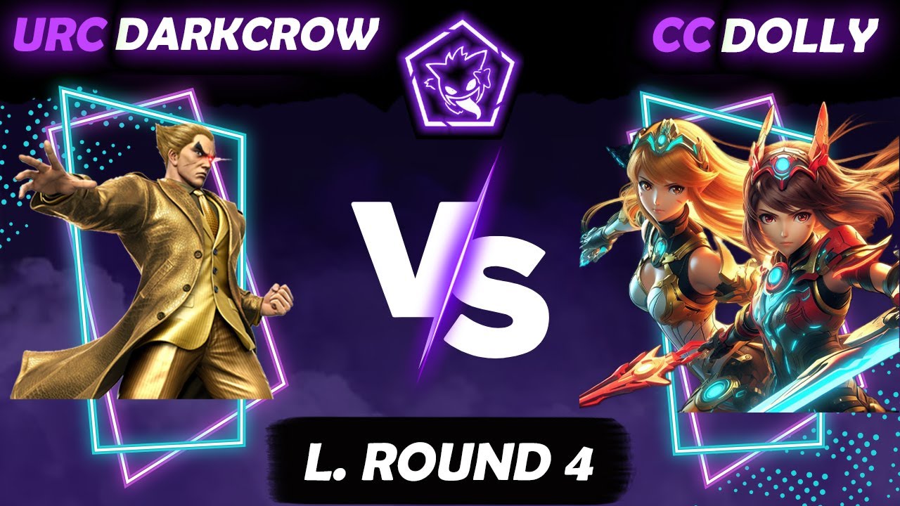 Gengar League #15 Losers Round 4 - URC | Darkcrow (Kazuya) Vs CC | Dolly (Pyra/Mytra) - YouTube