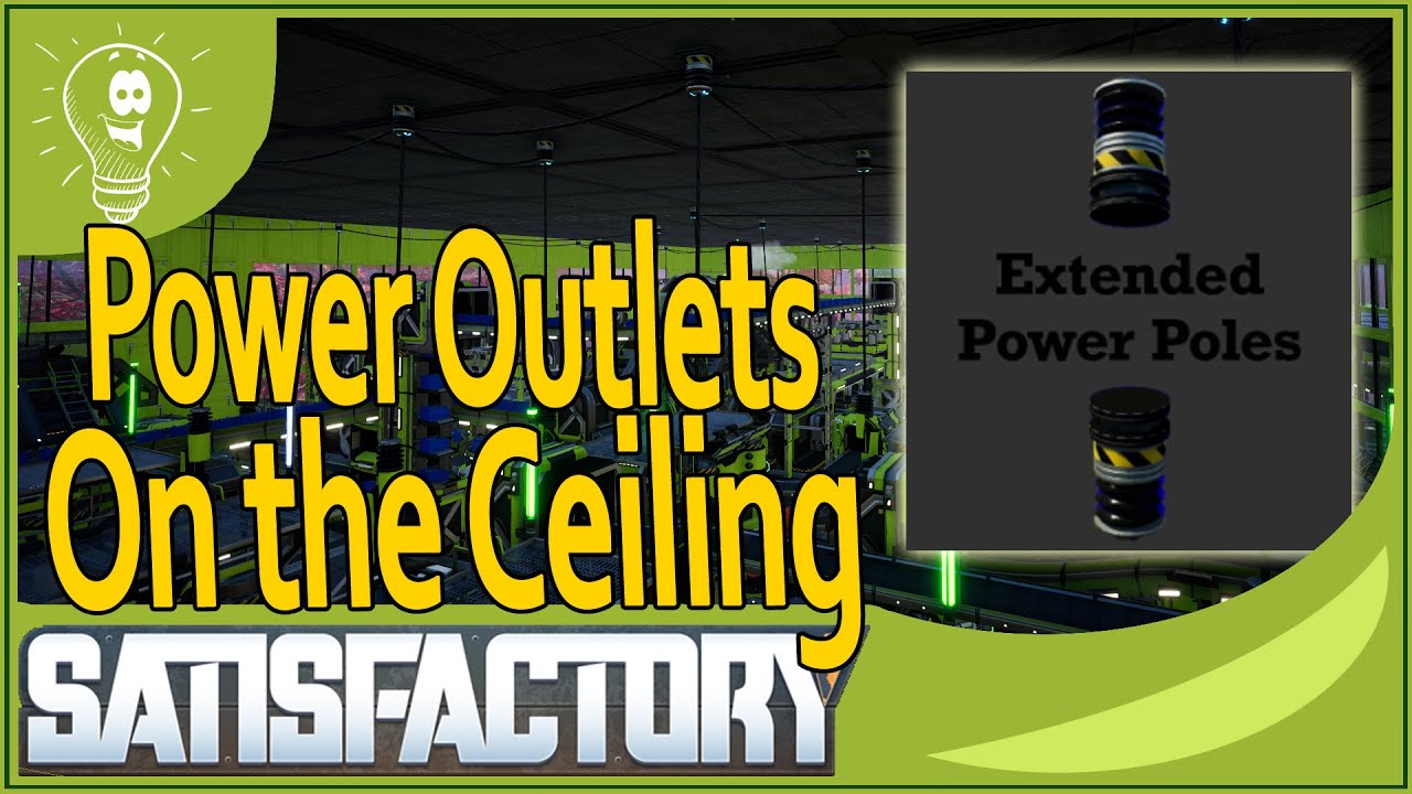 Extendend Power Pole Mod: A Satisfactory Mod Showcase - YouTube