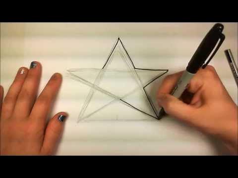 Learn How to Draw An Easy Star -- iCanHazDraw! - YouTube