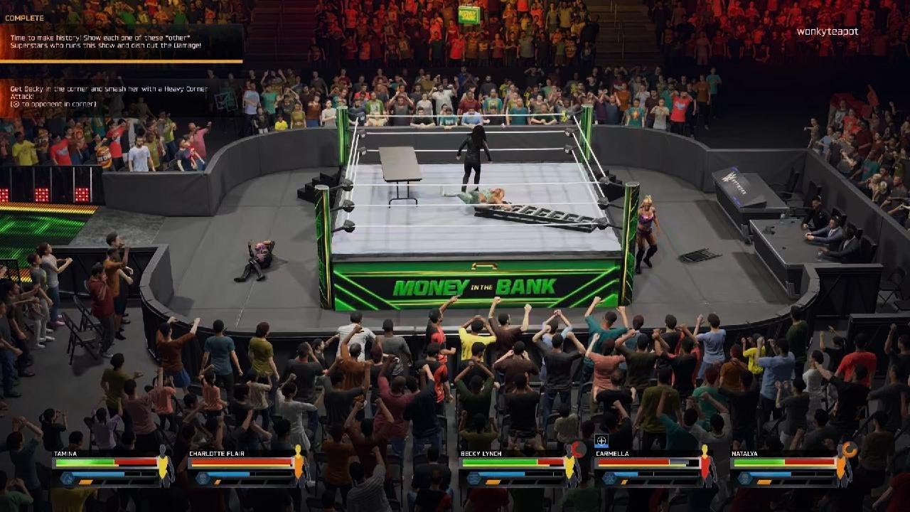 WWE 2K25 Showcase: Tamina Wins Money in the Bank - YouTube