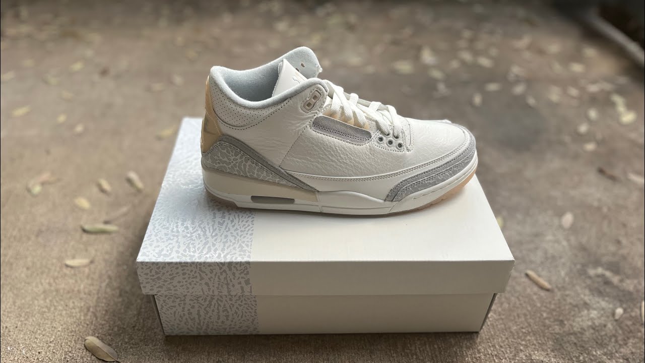Air Jordan RETRO 3 *CRAFT IVORY* - YouTube