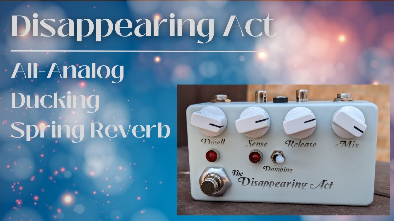 Disappearing Act: DIY Ducking Spring Reverb - YouTube