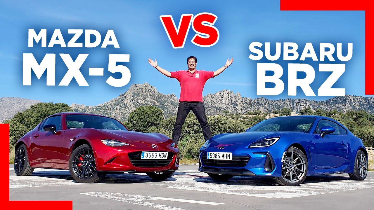 MAZDA MX-5 RF vs SUBARU BRZ 2023 | COMPARATIVA A FONDO | ¡AQUÍ SOLO NOS ...