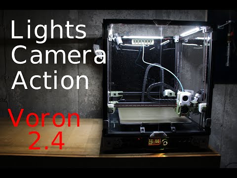 Lights! Camera! Action! - Create LED strip lighting & webcam mount for your Voron or any 3D printer