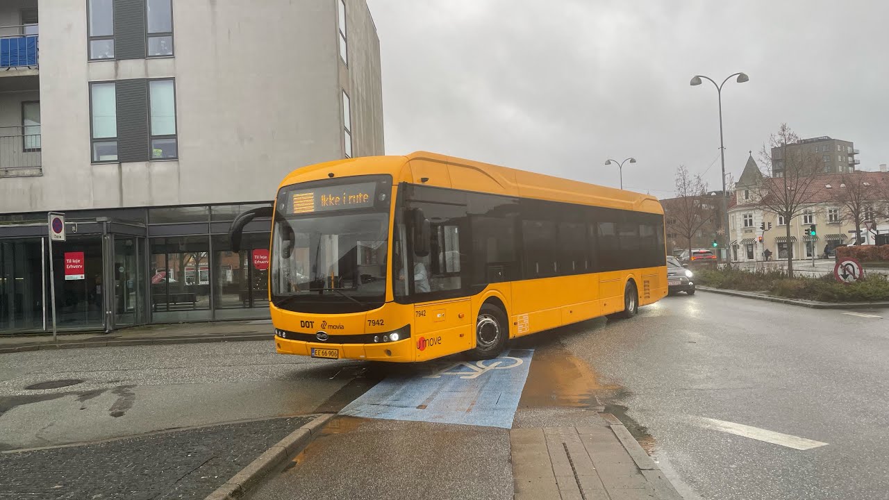 "BYD eBus B13E01" 4x2 7942 elektrisk⚡️ Linje 250S kører mod Dragør ...