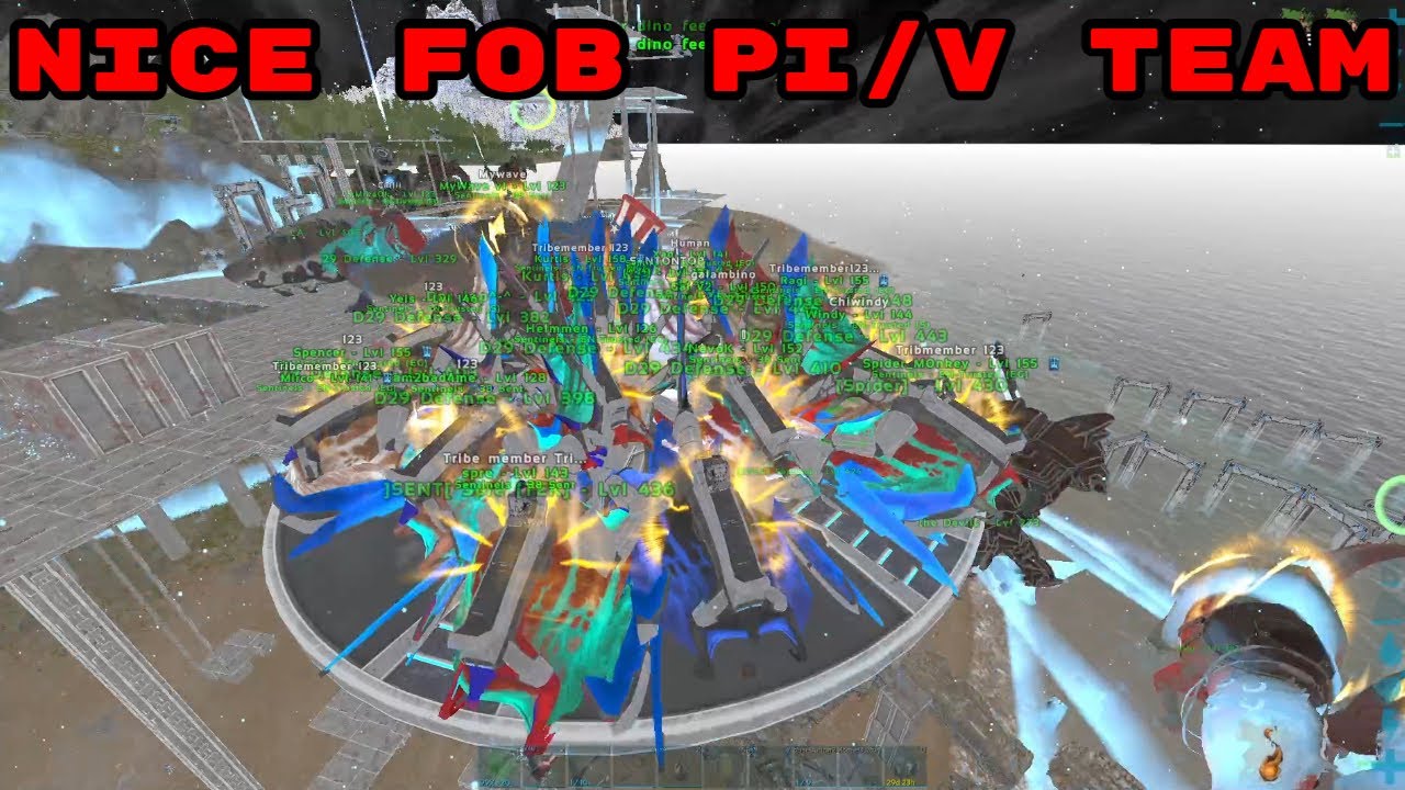 Wiping Another PIVT Fob | Sentinels | Ark Official PVP - YouTube