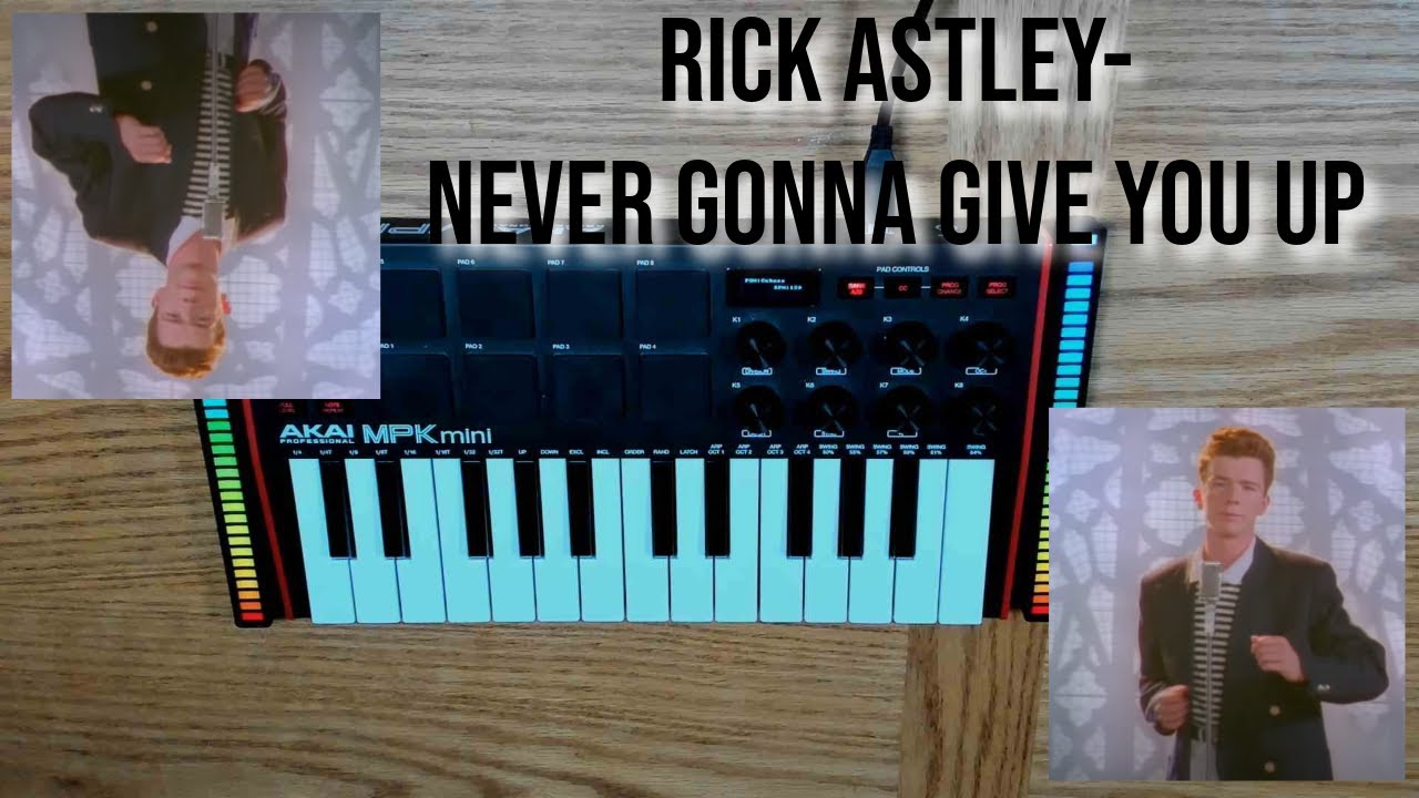 Rick Astley- Never Gonna Give You Up (Midi Live Looping Cover) - YouTube