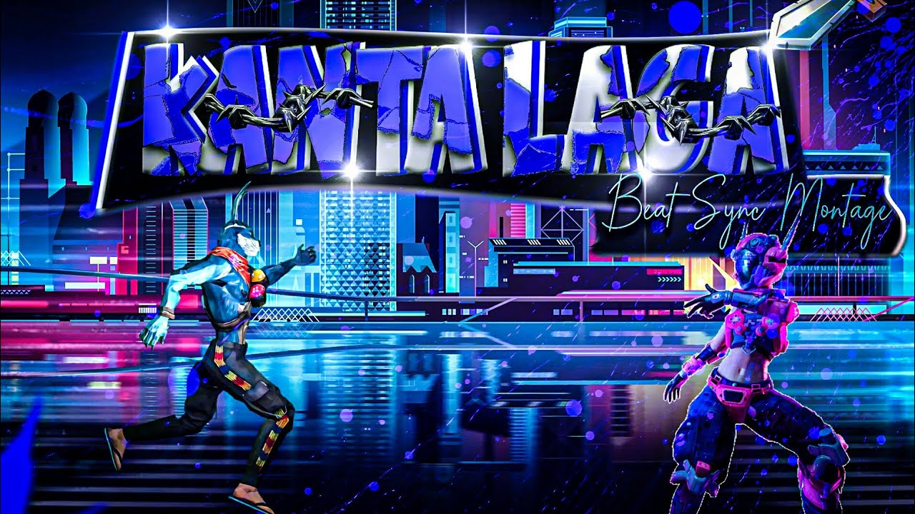 KANTA LAGA | world fastest | free fire beat sync montage | best edit ...