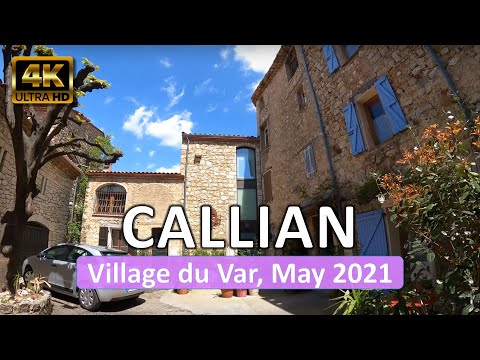 Callian, France • Village du Var • Cote d'Azur • May 8, 2021 • 360° Virtual Tour 4K HDR