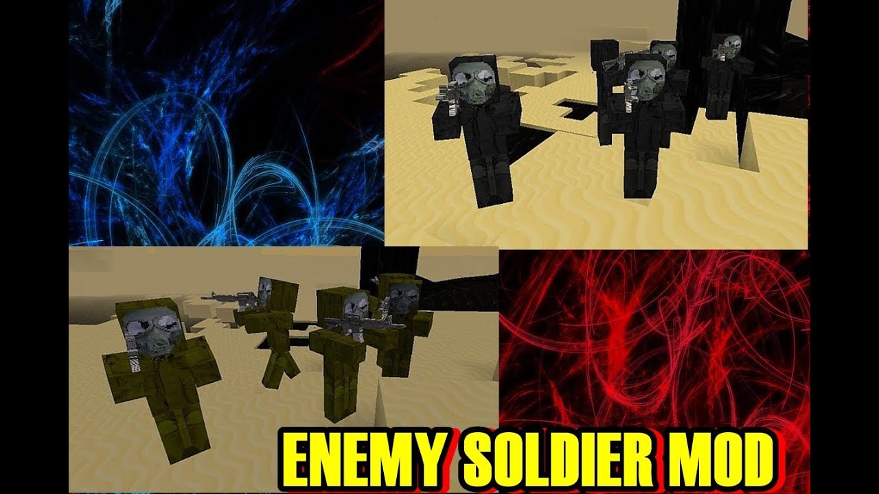 ALEMANIA VS RUSIA EN MINECRAFT ENEMY SOLDIER MOD - YouTube