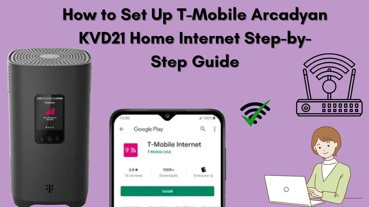 How to Set Up T-Mobile Arcadyan KVD21 Home Internet | Step-by-Step ...