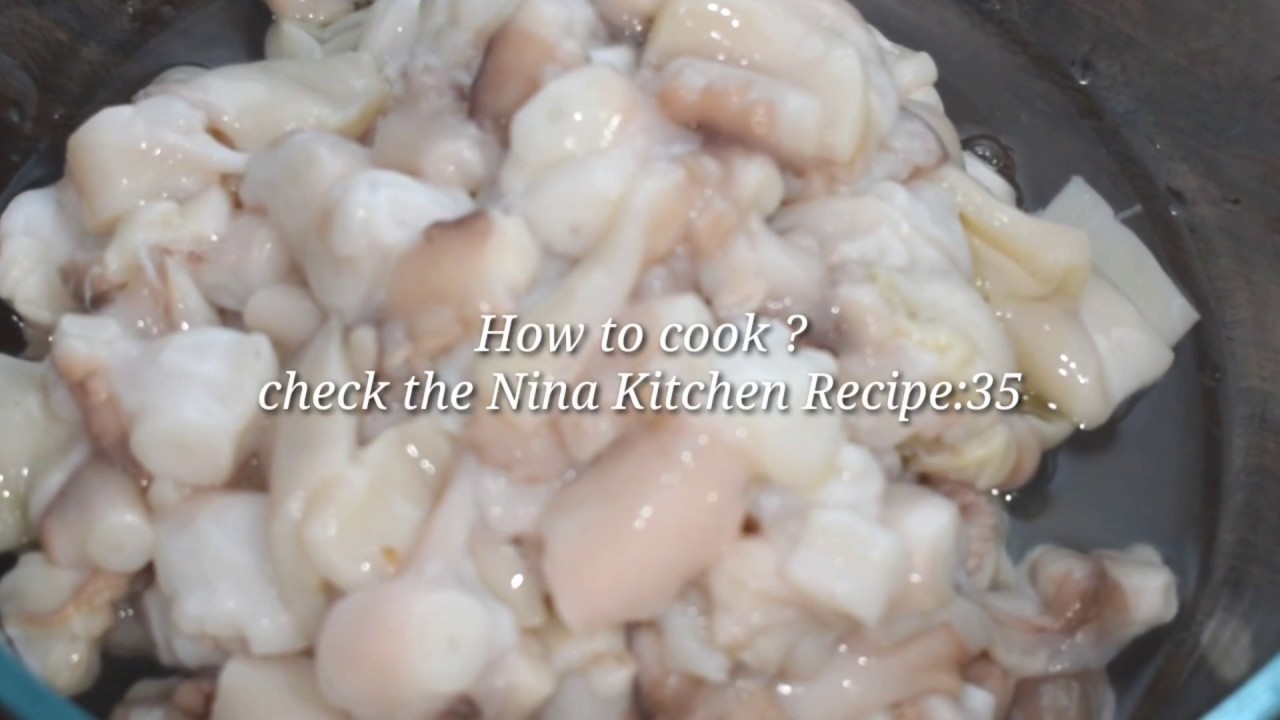 How to Clean and Prepare an OCTOPUS - Nina Kitchen |Recipe Tip : 36 ...