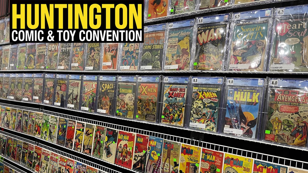 Huntington Comic Con 2023 Vlog / First Golden Age Comic Book - YouTube