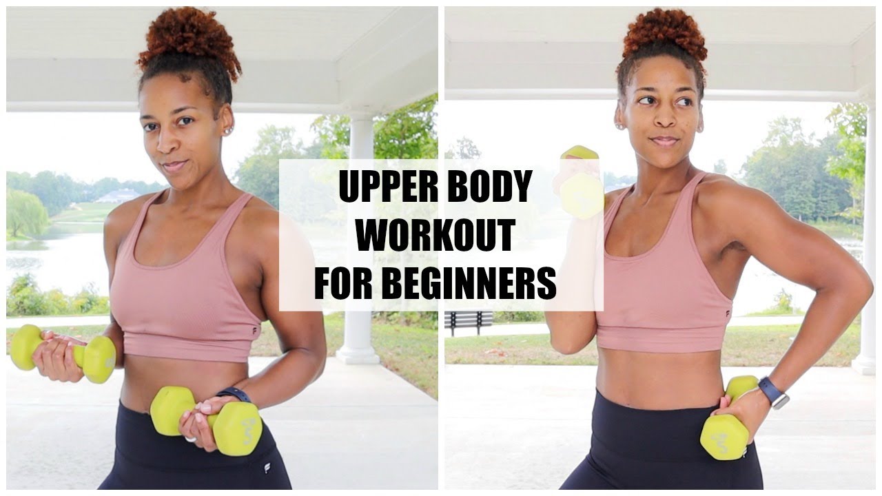 BEGINNER UPPER BODY WORKOUT | TONE & SCULPT - YouTube