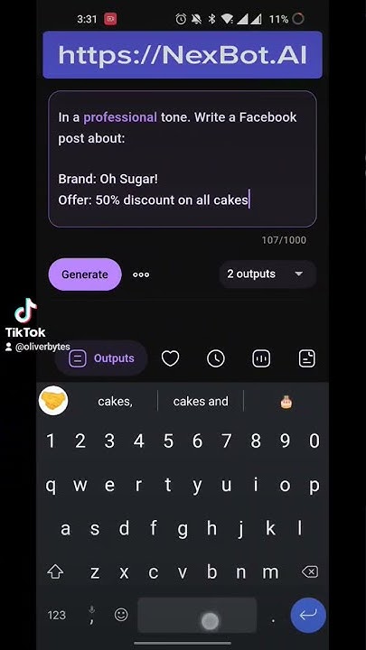 Let AI do the complex writing for you. Download NexBot AI for FREE ...