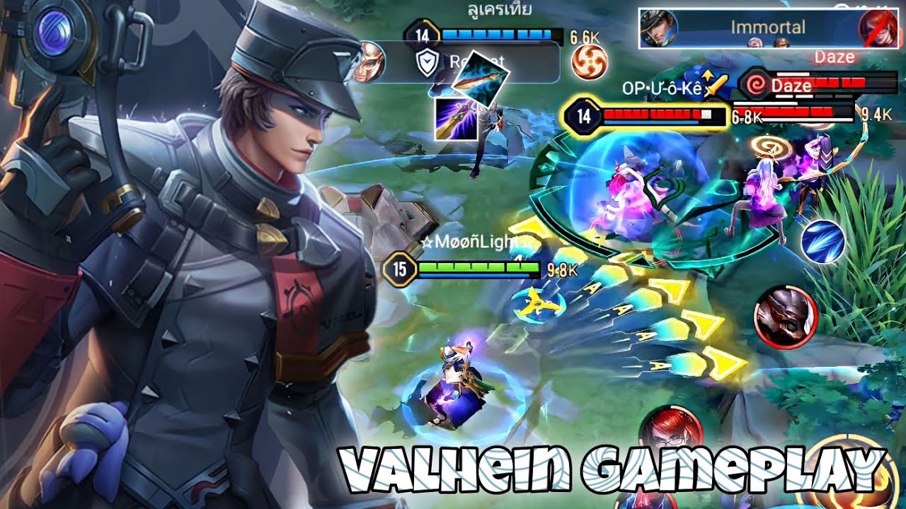 Valhein Dragon Lane Pro Gameplay | Popular One Shot Build | Arena of Valor Liên Quân mobile CoT ...