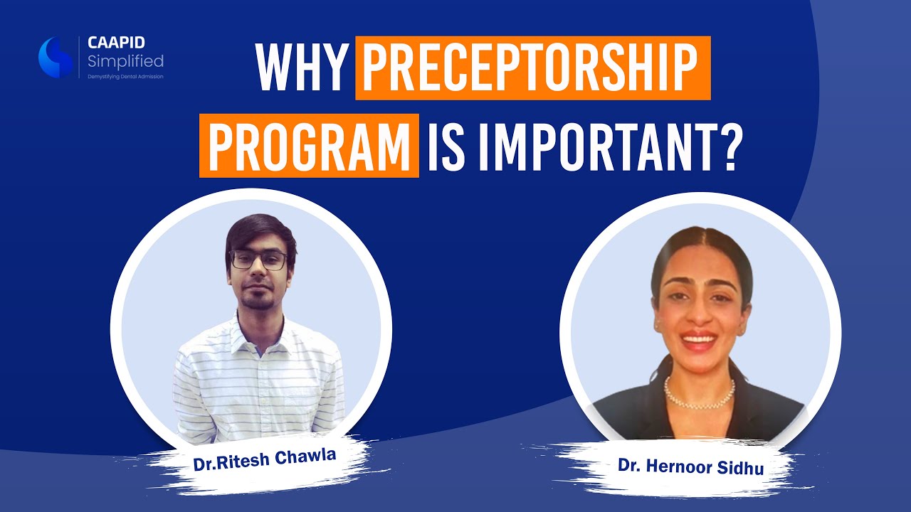 How Can Preceptorship Programs Strengthen Your Profile? Caapid Simplified - YouTube