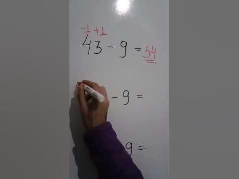 Subtraction shortcut Trick | Subtract to 9 in any 2 digits number | Solution4u | - YouTube