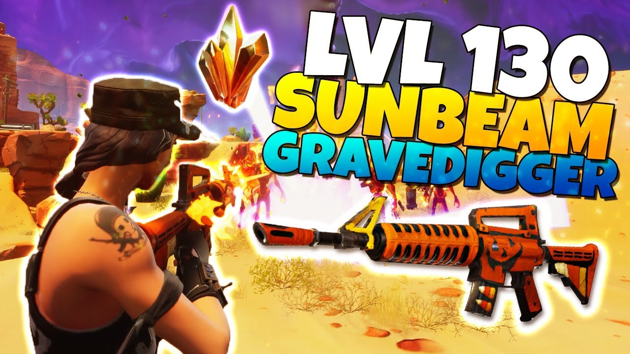 LVL 130 GRAVEDIGGER Assault Rifle IT IS GOOD! | Fortnite Save The World ...