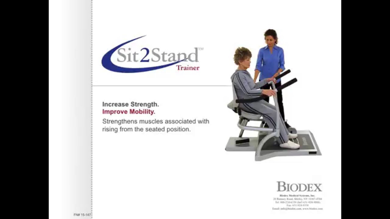 Biodex Sit2Stand™ Trainer Slide Presentation - YouTube