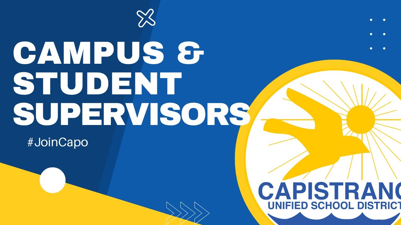 CUSD Campus & Student Supervisor Recruitment Video - YouTube