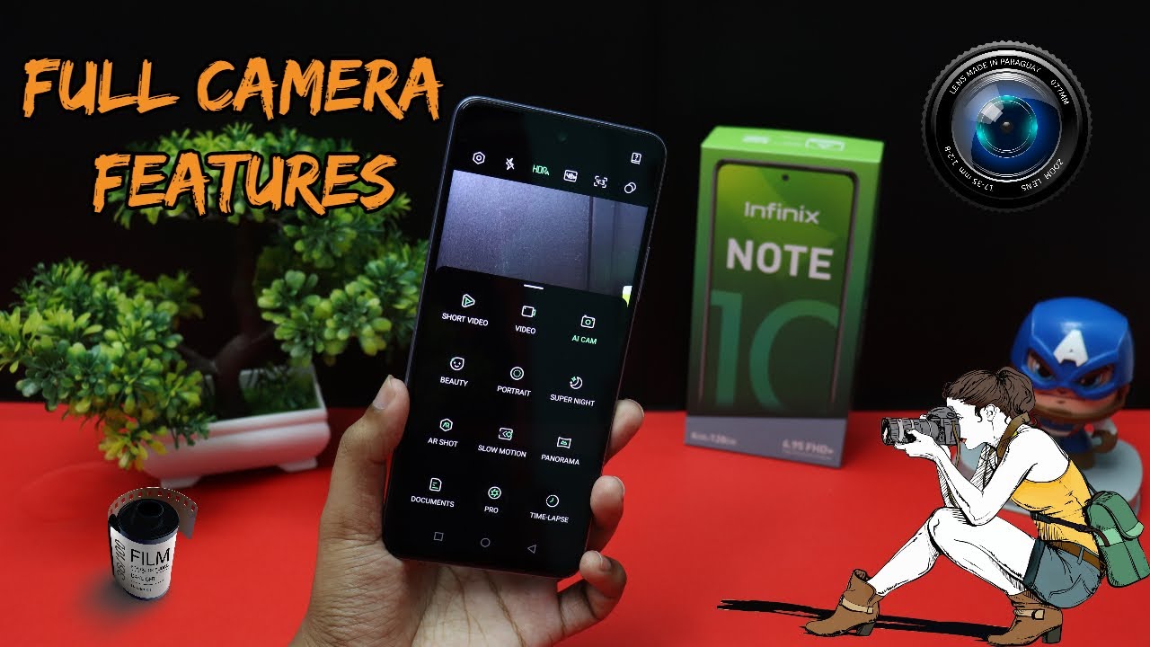 Infinix Note 10 Full Camera Features 📸 - YouTube