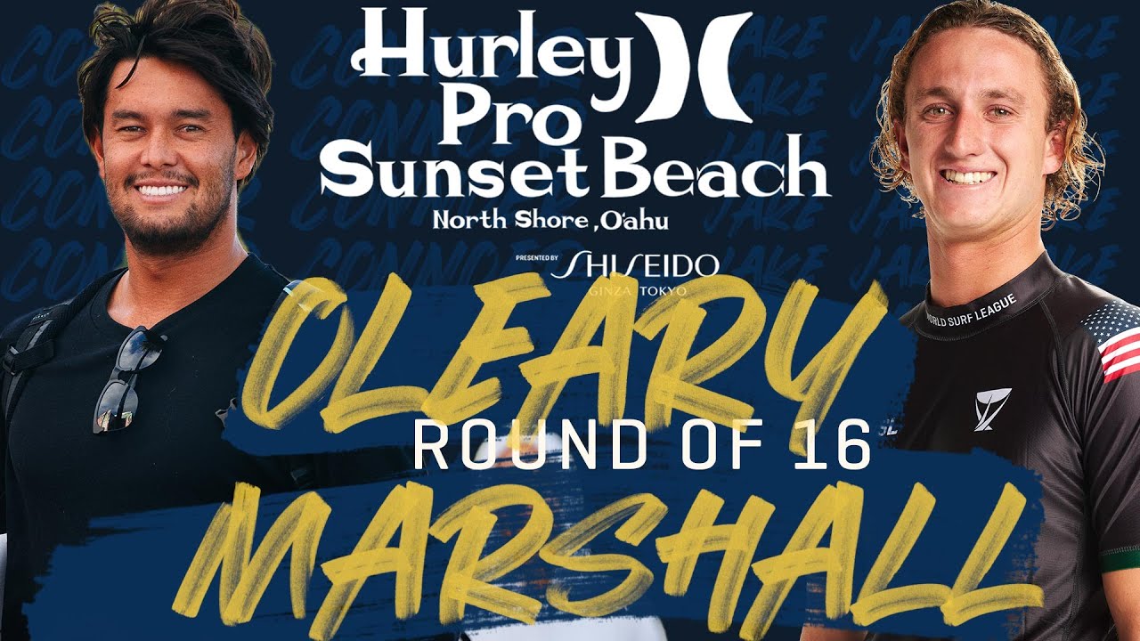 Connor O'Leary vs. Jake Marshall Hurley Pro Sunset Beach - Round of 16 Heat 6 - YouTube