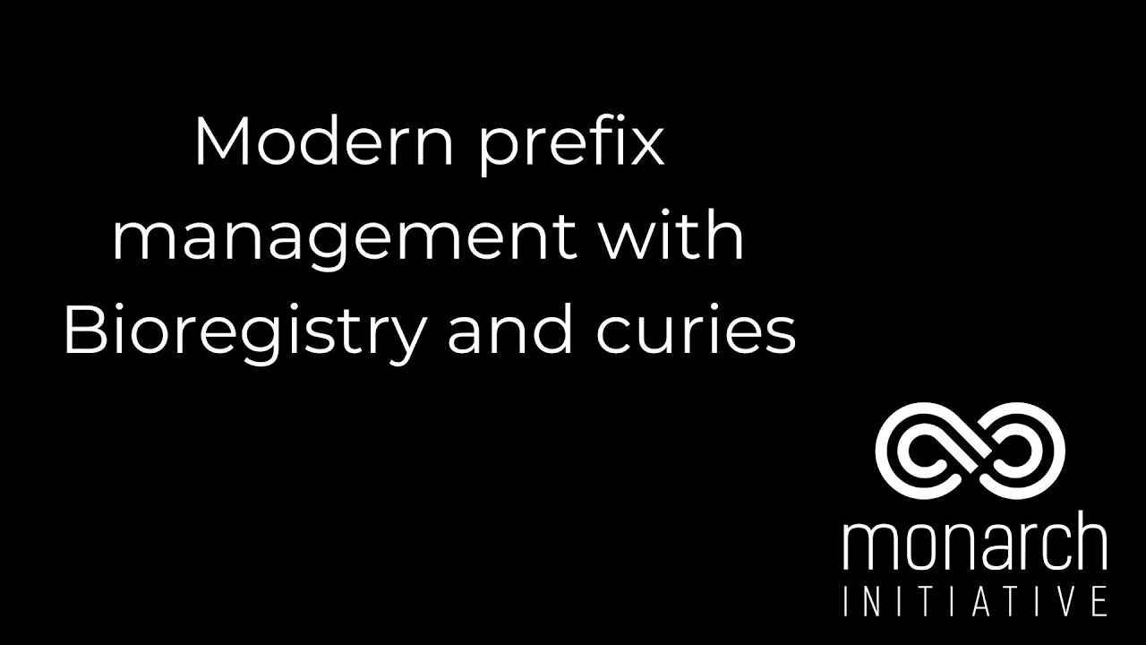 Modern prefix management with Bioregistry and curies - YouTube