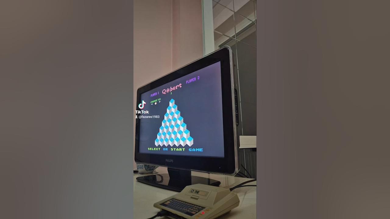 Q*bert THE400 Mini #atari800 #atari8bit #retrogames #retrogaming #retrogamer #arcadegames - YouTube