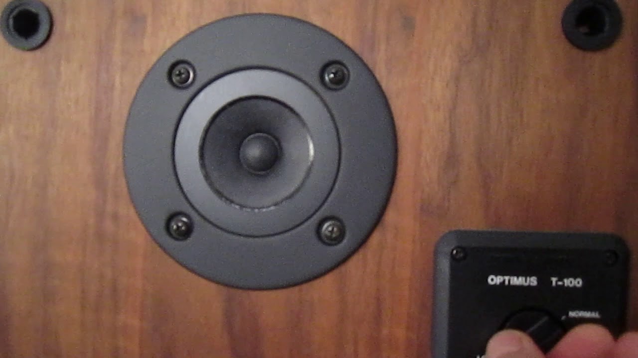 Realistic T-100 vintage speakers 11-22-17 - YouTube