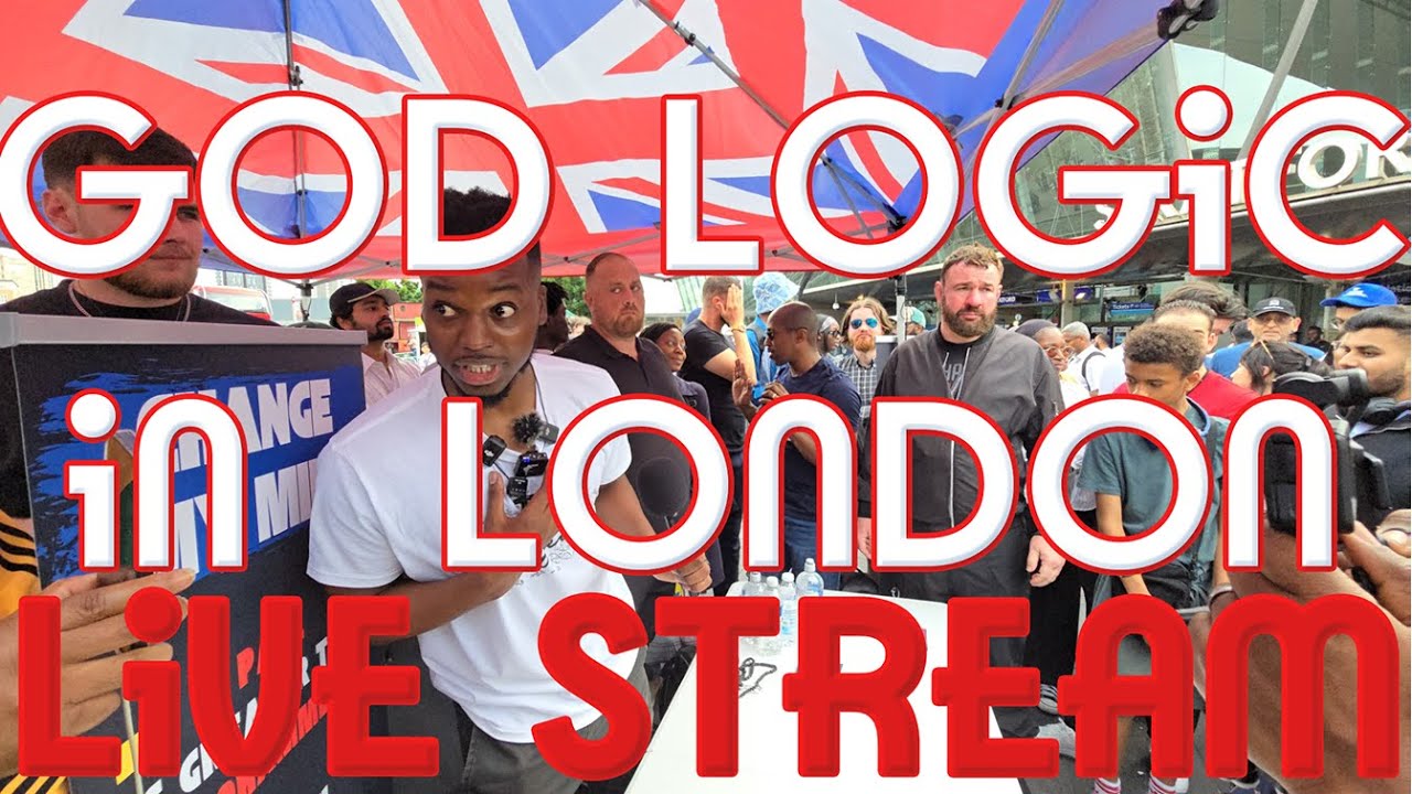 God Logic and Dawah Dash at Stratford Station. God Logic Exposes Debate ...