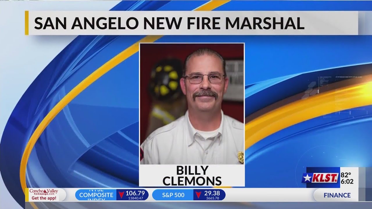 San Angelo welcomes new Fire Marshall Billy Clemons - YouTube