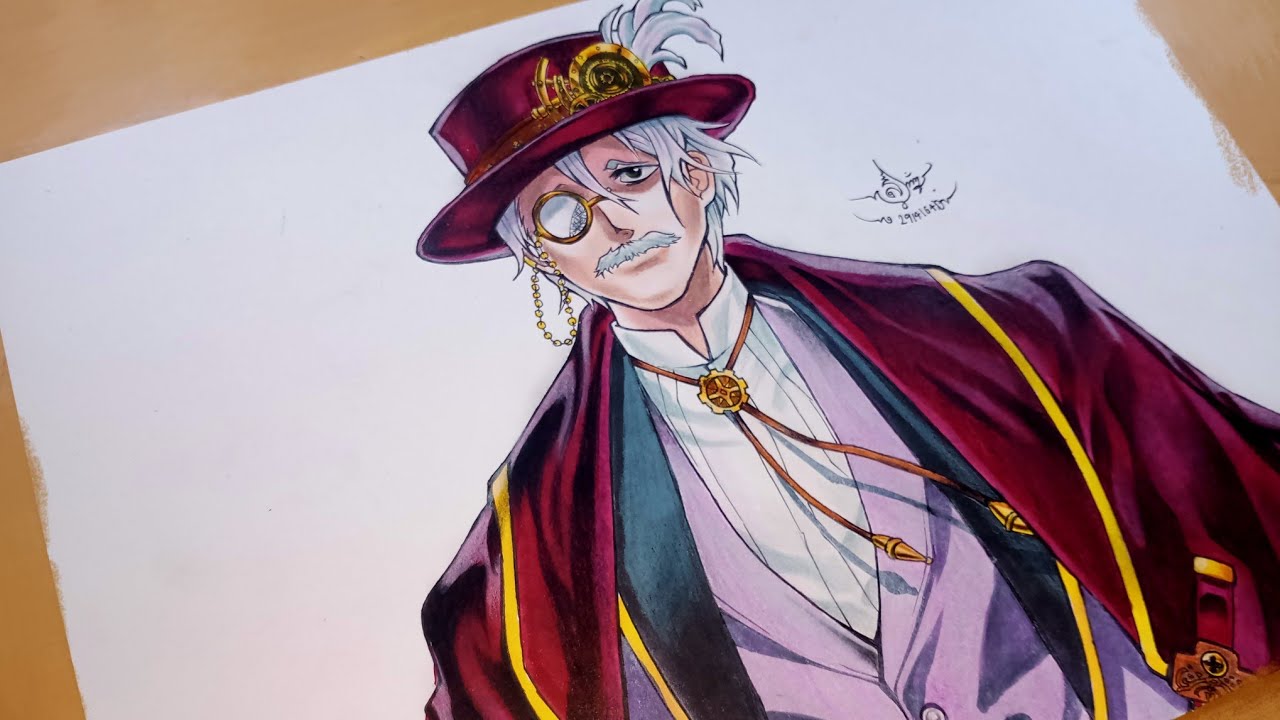 วาดรูป | Drawing [record of ragnarok] jack the ripper | แจ็ค เดอะ ริป ...