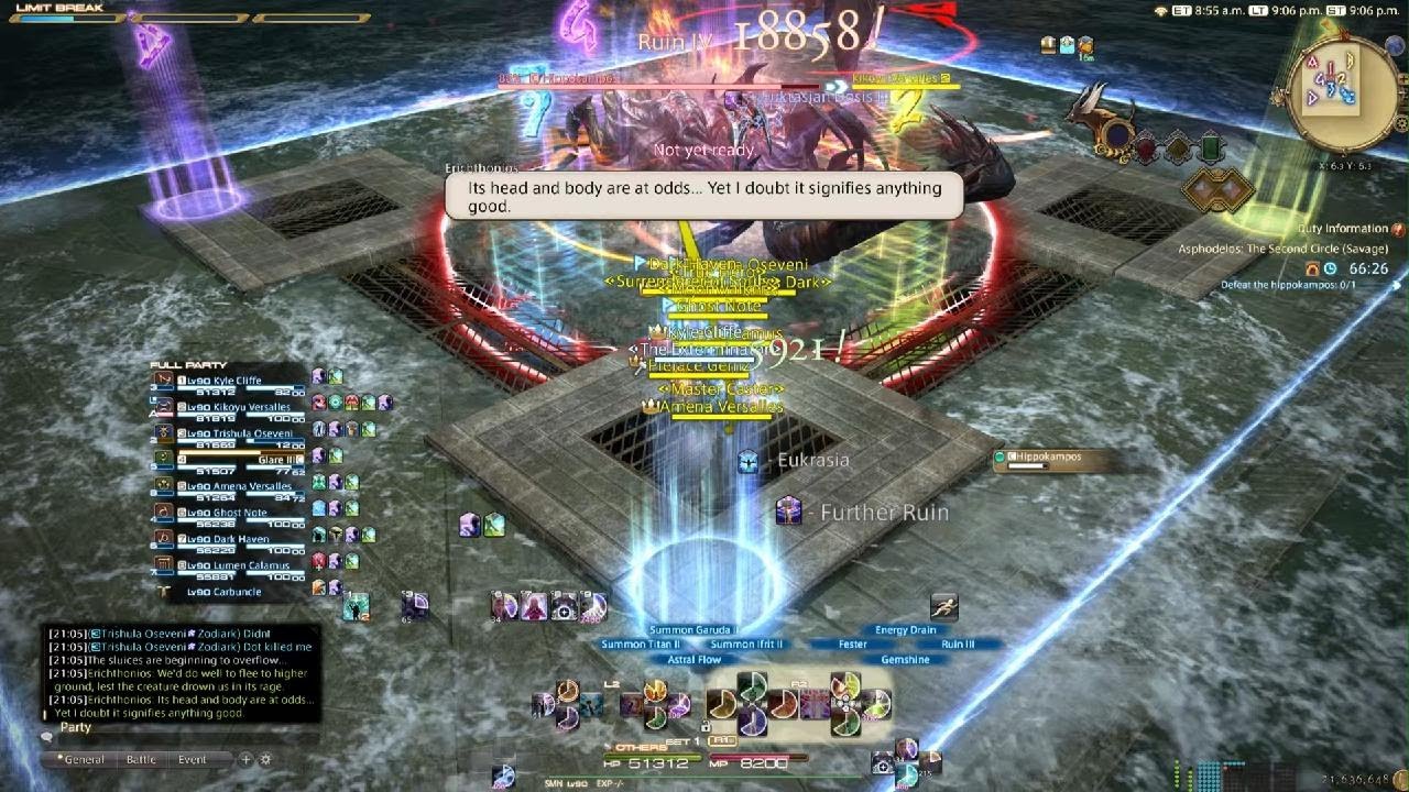 FF14 - P2S Clear SMN PoV - YouTube