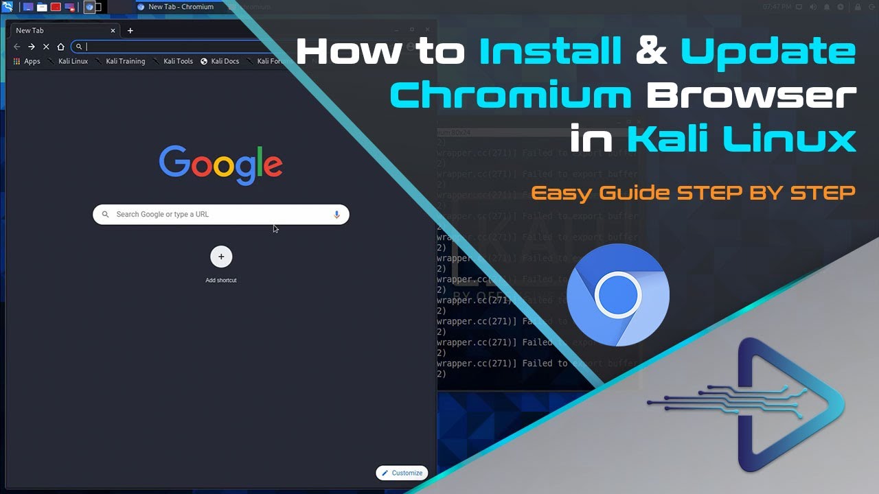 How to Install & Update Chromium Browser in Kali Linux 2021.1 - YouTube