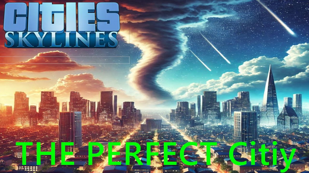 Building the PERFECT One Tile City in Cities Skylines with Disasters ...