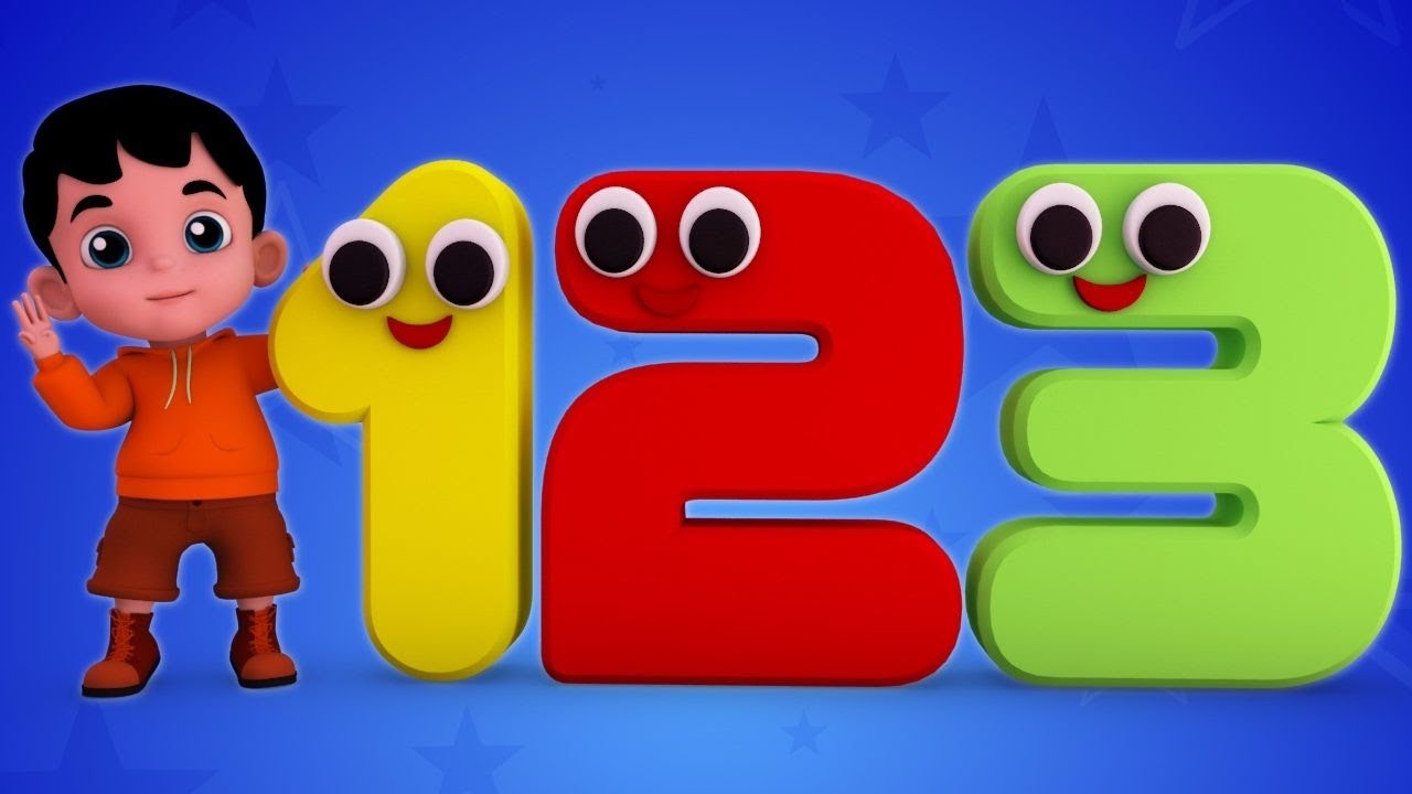 1- one, 2-two, numbers with spelling - YouTube