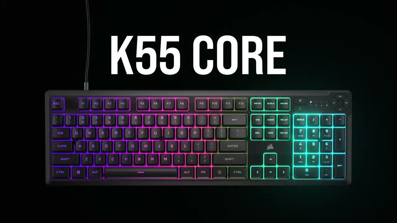 Presentamos nuestro nuevo Teclado K55 Core RGB - YouTube