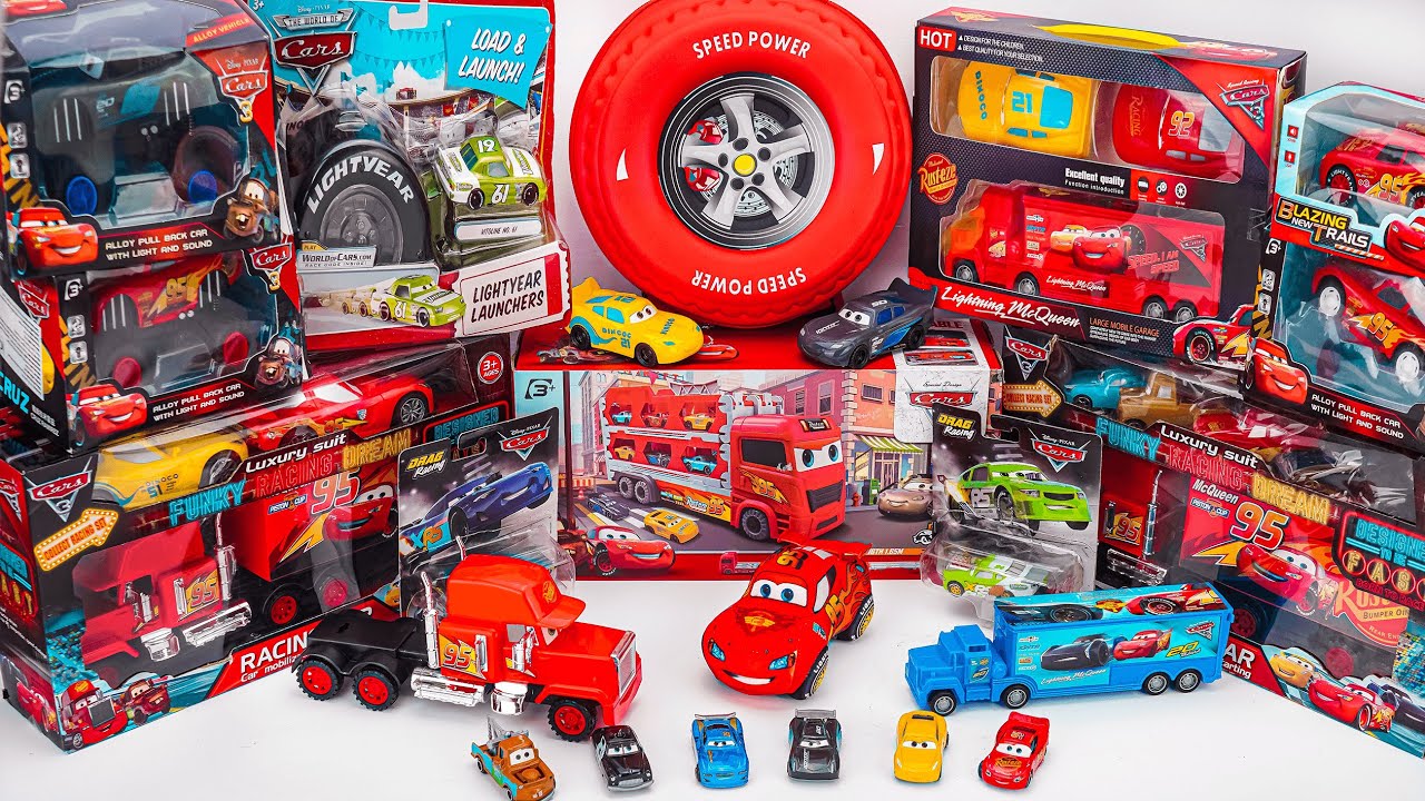 Disney Pixar Cars Unboxing Review l Lightning McQueen Speed Power | Doc Hudson| Mater | Cruz ...