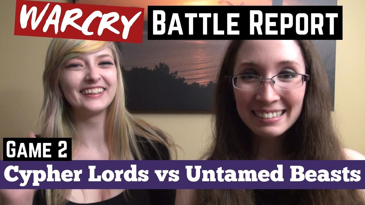 WARCRY Battle Report Cypher Lords vs. Untamed Beasts Game 2 - YouTube
