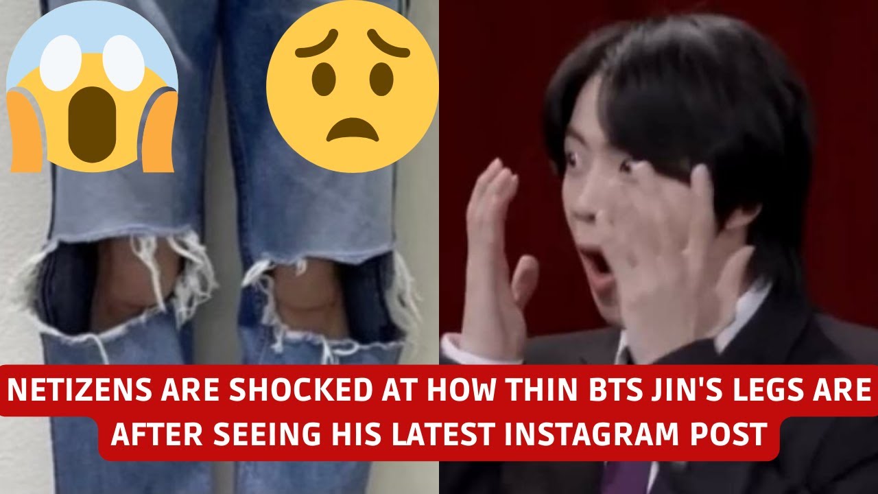 Fans are worried for the health of BTS’s Jin as his legs look too thin ...