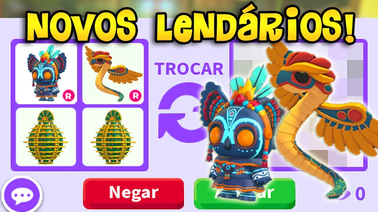 Trocando Novos Lendários do Ovo Asteca! Nova Atualização Aztec Egg ...
