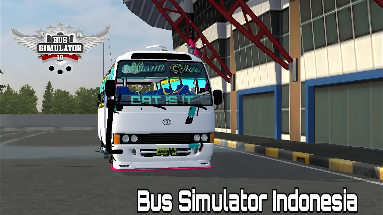 Miami Vice || Bussid Livery || Toyota Coaster Mod || Bussid - YouTube