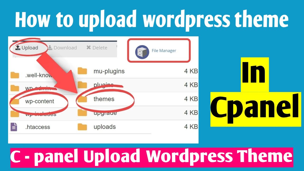 How To Upload Wordpress Theme In Cpanel YouTube How To Upload Wordpress Theme In Cpanel YouTube