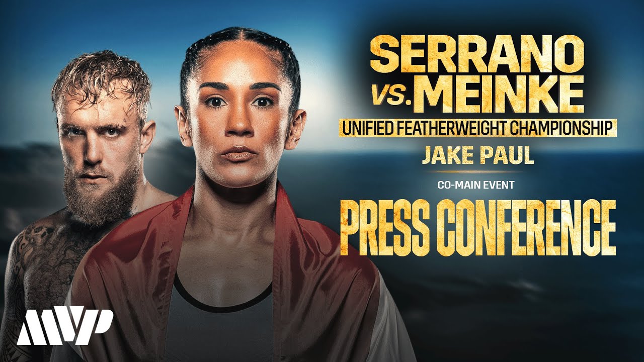 AMANDA SERRANO & JAKE PAUL PRESS CONFERENCE LIVESTREAM - YouTube