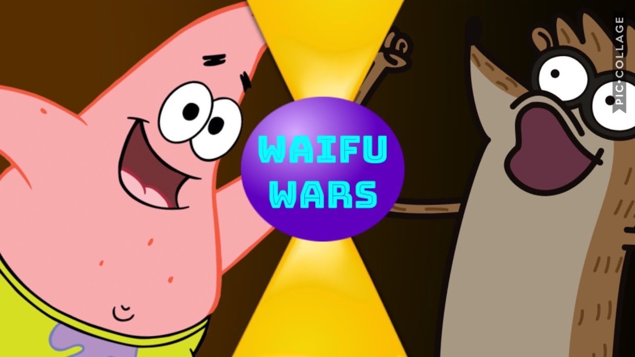 PATRICK vs RIGBY! Waifu Wars! - YouTube