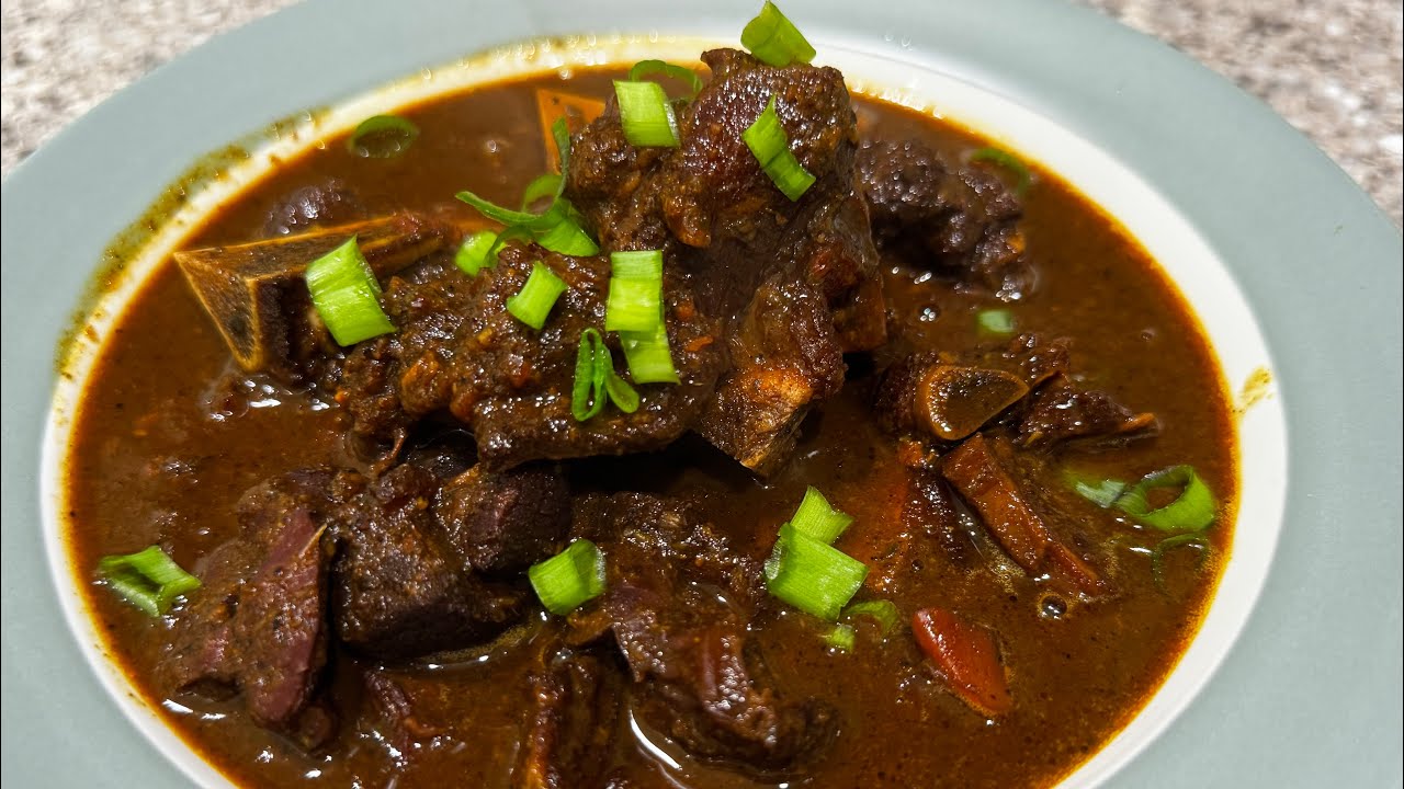 Trini Curry Stew Goat! Delicious! Mouth watering ! - YouTube