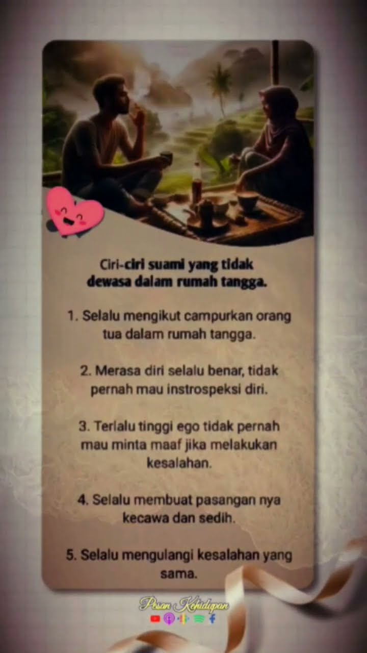 HATI HATI BUAT SUAMI #pesankehidupan #motivasidiri #quotes #love # ...